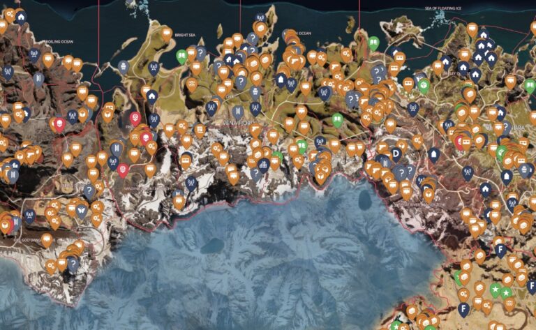 Once Human Interactive Map Guide