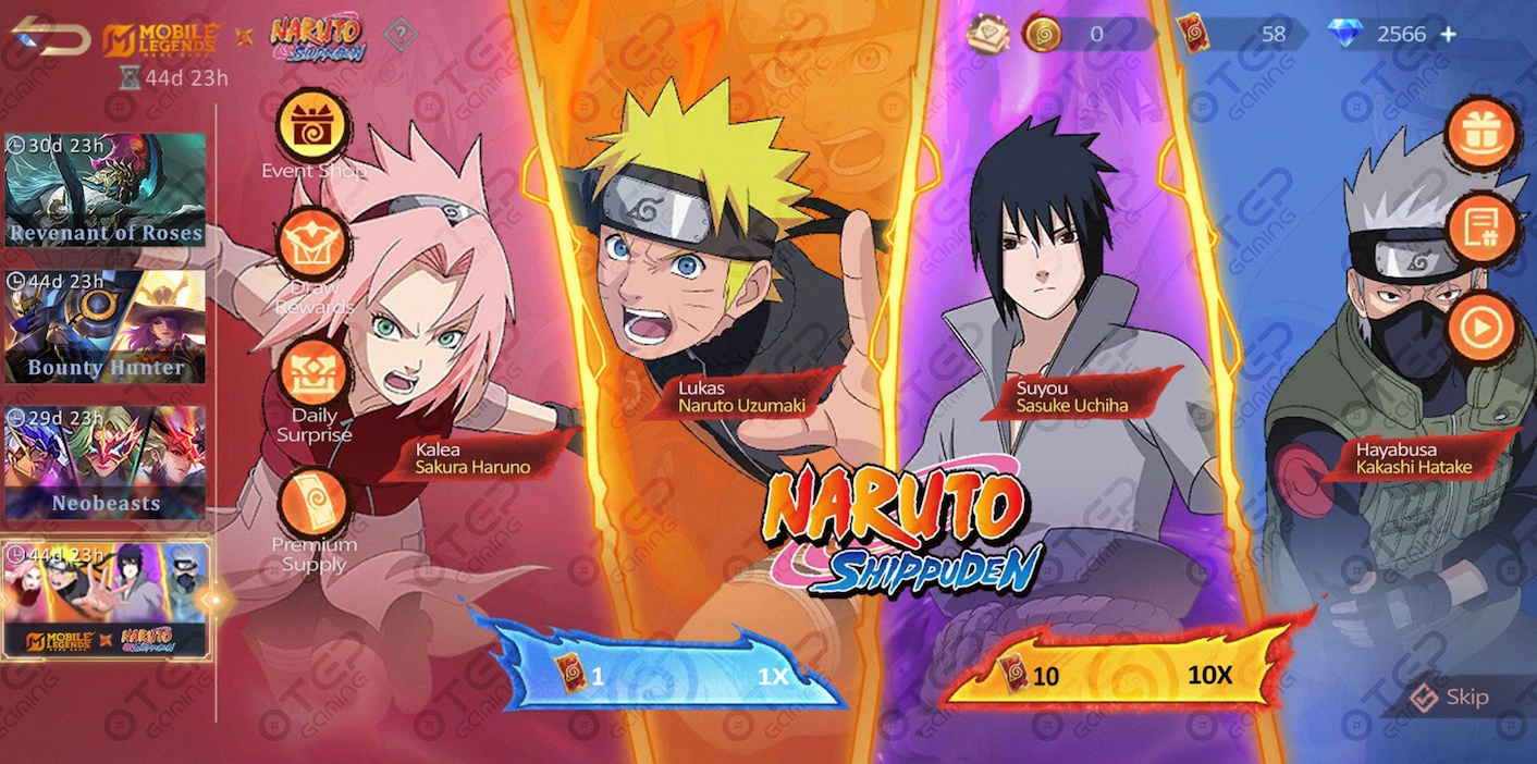 MLBB x Naruto Phase 1 Launch Date, Skins & More