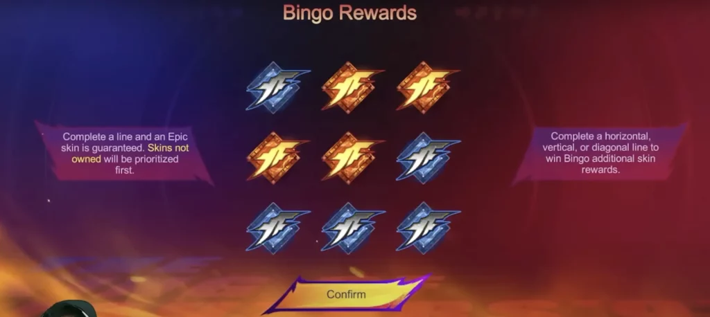 MLBB x KOF Bingo Pattern 2025 Guide - Lapakgaming Blog Singapore