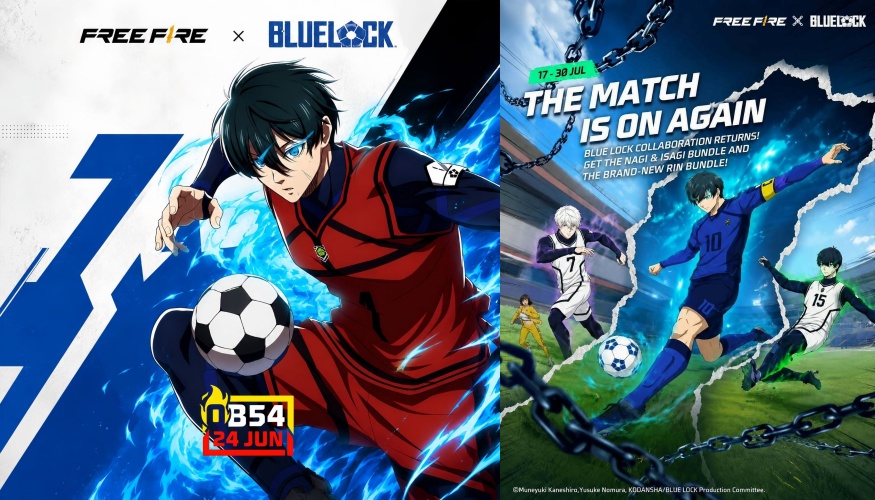 Free Fire x Blue Lock Chapter 2: Rin Bundle & Release Date