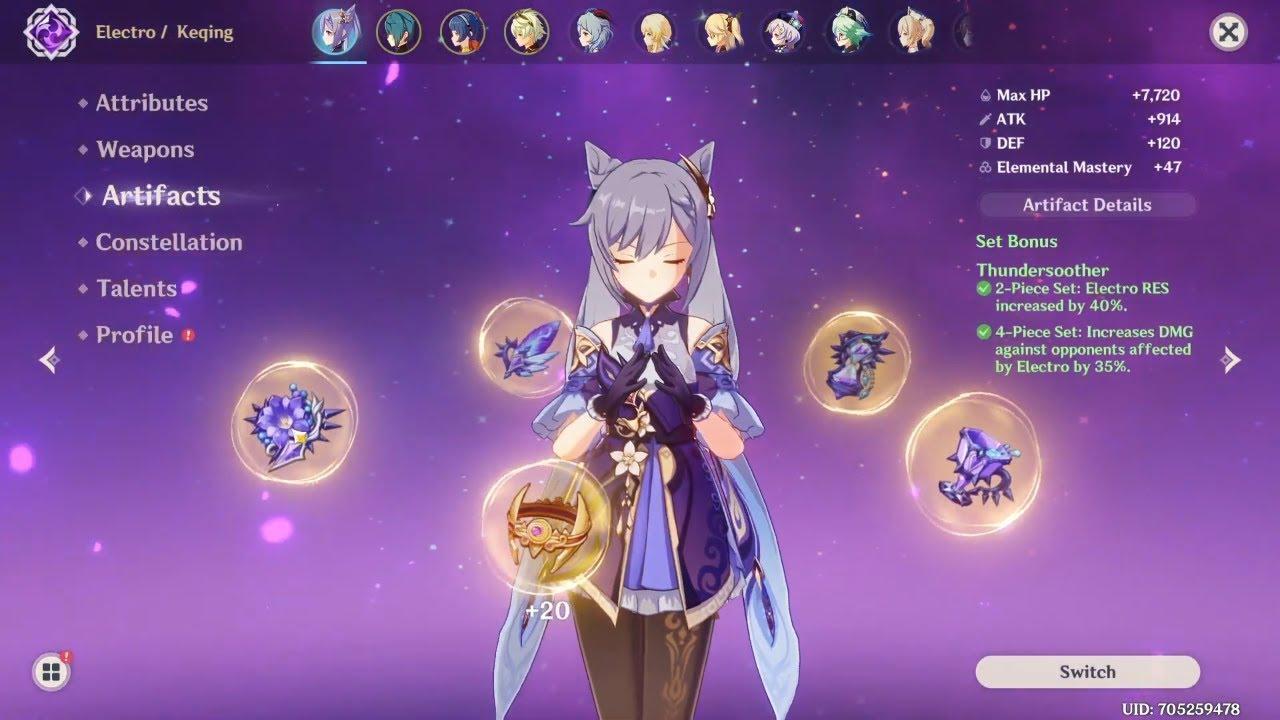 Build Keqing Genshin Impact: Senjata dan Artefak Terbaik 2023 - Blog ...