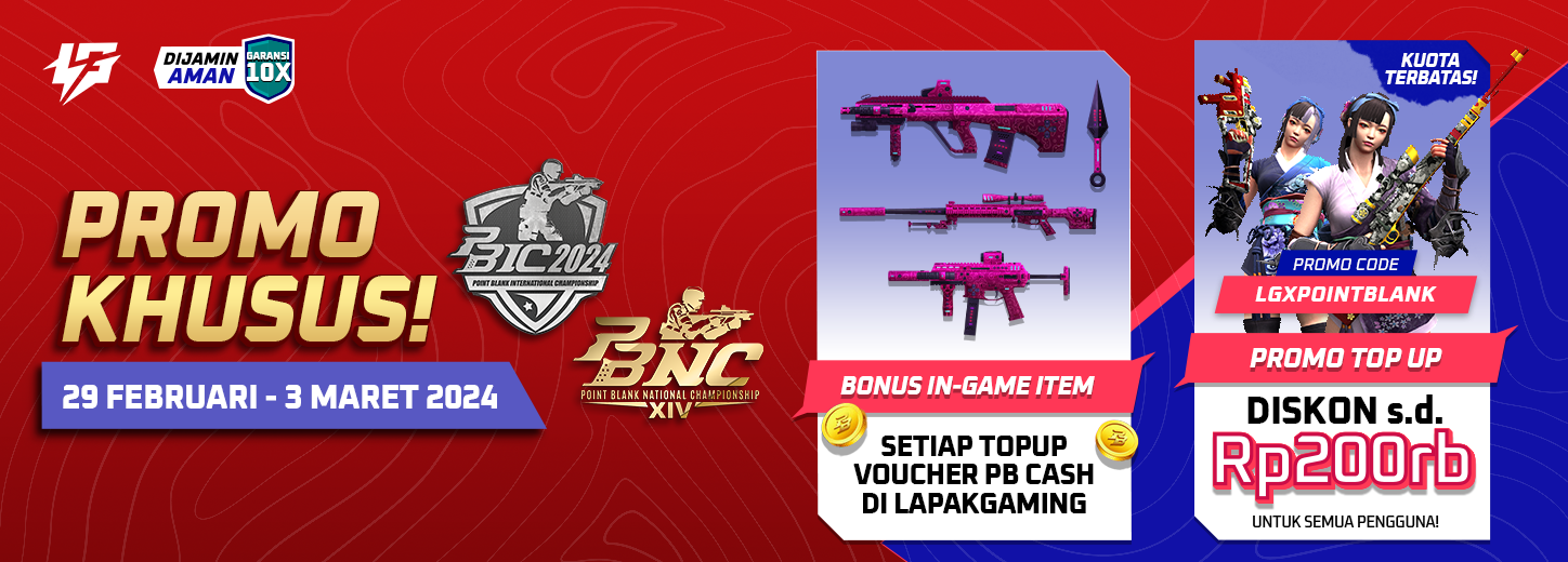 Beli Voucher PB Cash di Lapakgaming Diskon s.d 200rb dan Bonus In-Game ...