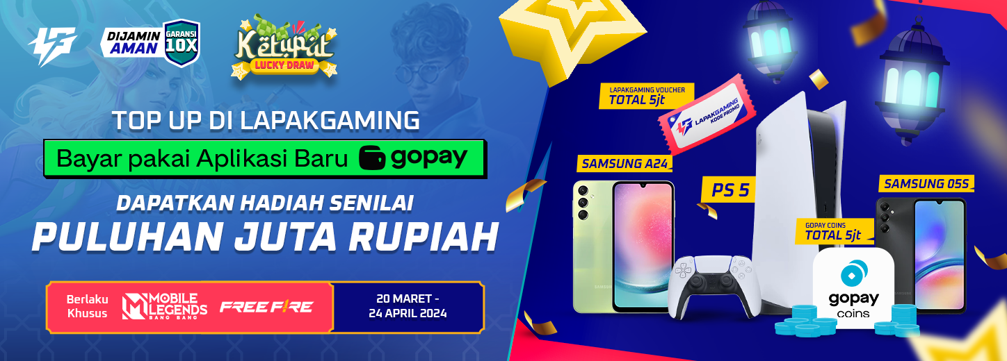 Top Up Pakai Gopay di Lapakgaming, Menangkan Hadiah Hingga Puluhan Juta ...