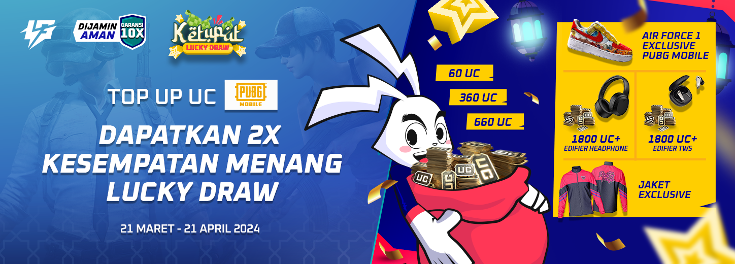 Top up UC PUBGM di Lapakgaming Dapatkan 2x Kesempatan Memenangkan Lucky ...