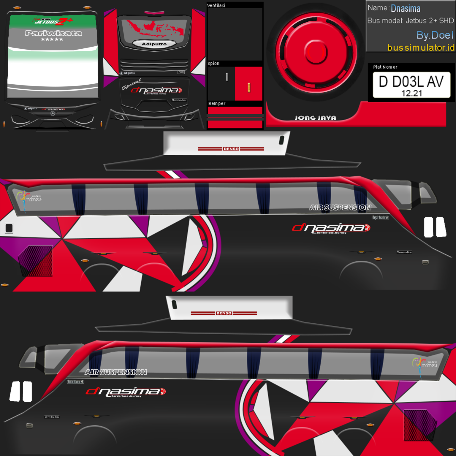 40+ Livery BUSSID Nakula SHD Terbaru 2025, Jernih dan Ori! - Blog ...