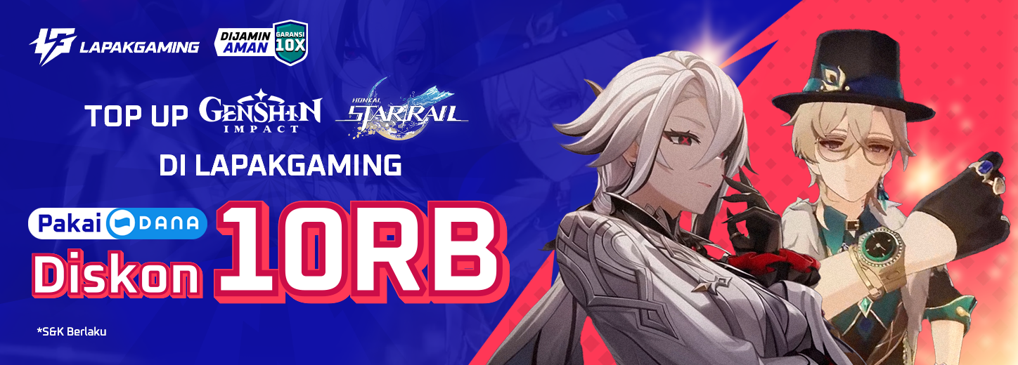 Top Up di Lapakgaming pakai DANA Diskon 10rb! - Blog Lapakgaming