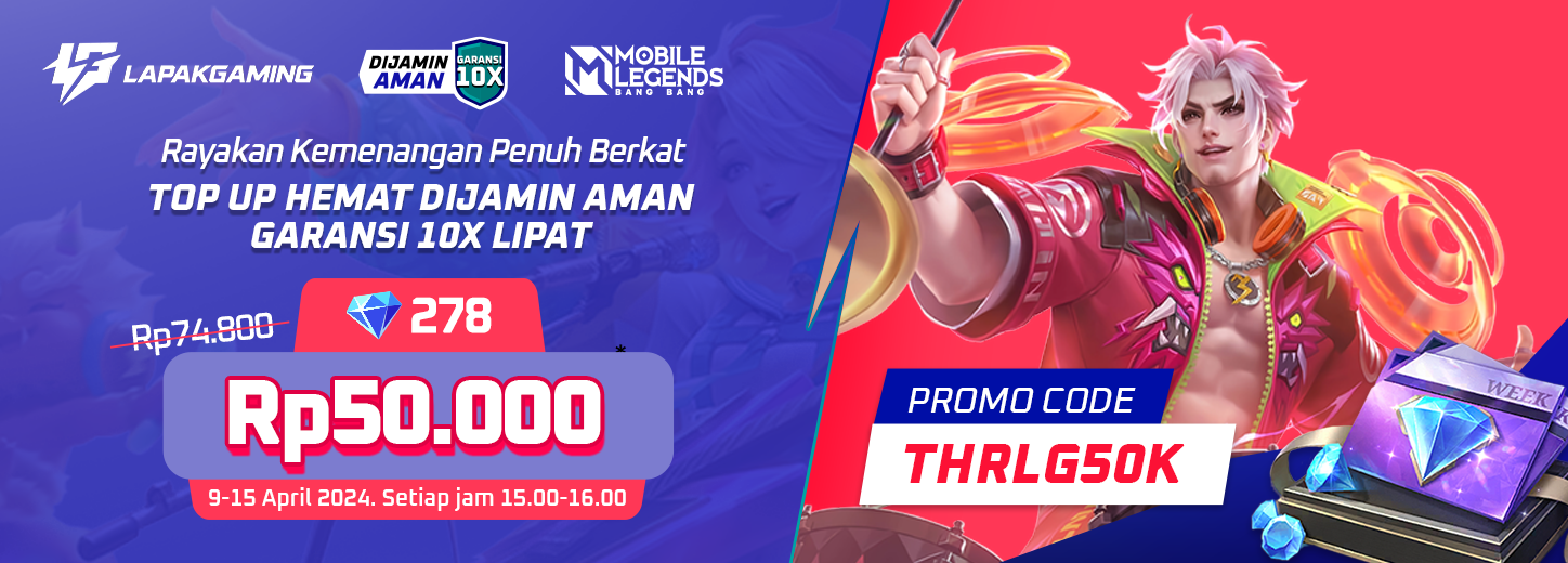 Top up 278 Diamonds Mobile Legends cuma 50ribu di Lapakgaming - Blog ...