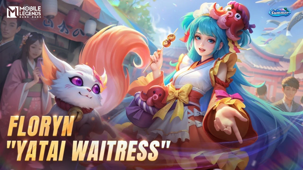 ML Floryn Summer Skin “Yatai Waitress”, Preview dan Tanggal Rilis - Blog Lapakgaming