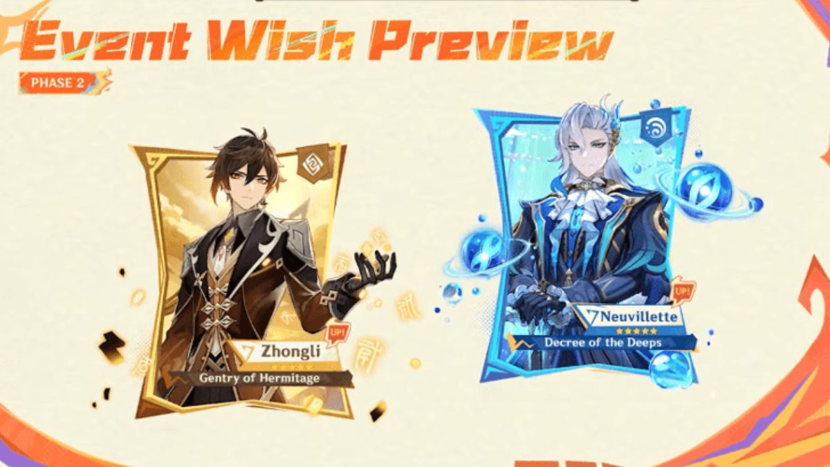 Neuvilette dan Zhongli Genshin Impact Rerun di Versi 5.2! - Blog ...