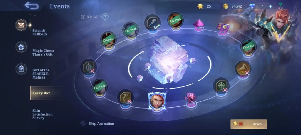 Skin Miya Lucky Box MLBB Christmas Carnival Resale, Bersiap!