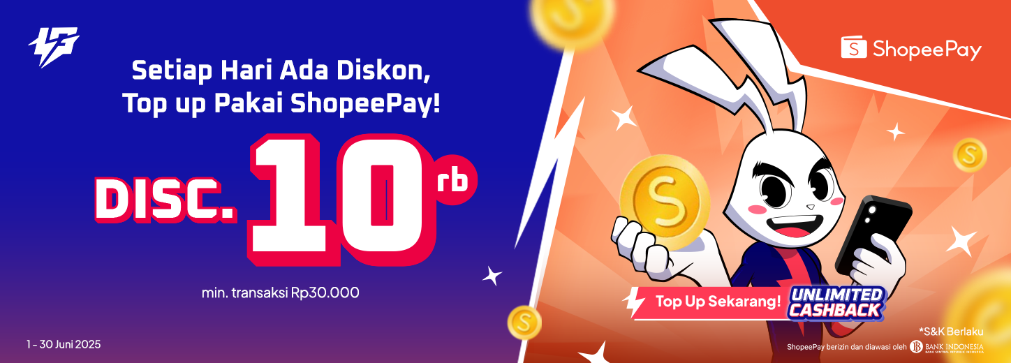 Hemat 10rb untuk top-up dengan ShopeePay selama Juni 2025! - Blog ...