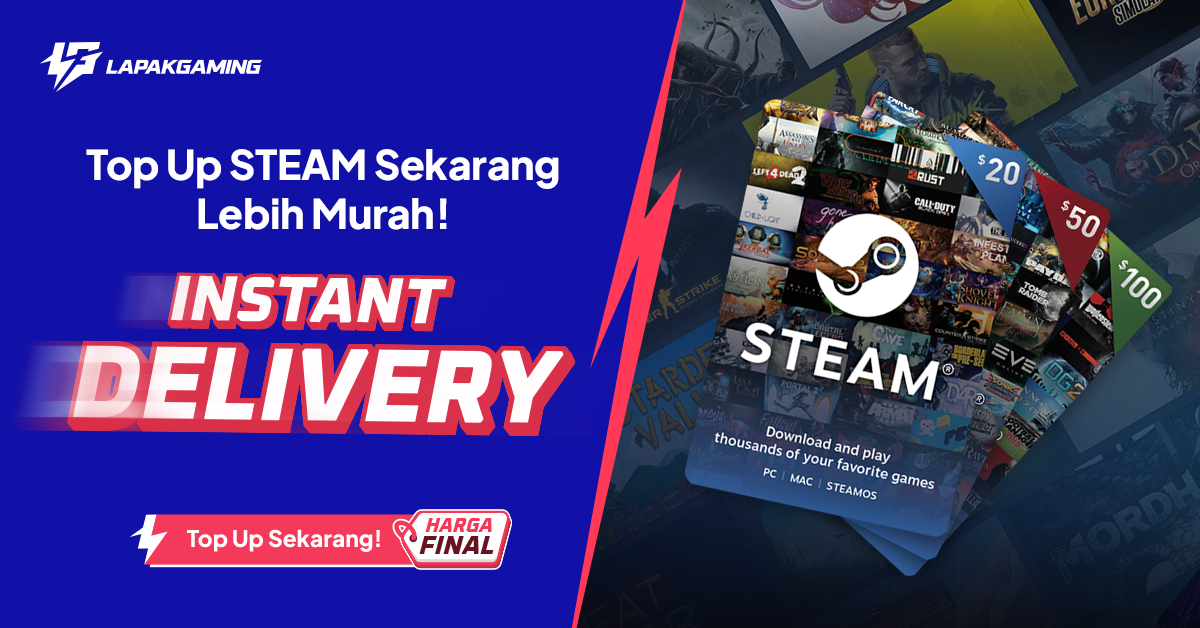 Panduan Lengkap Steam Gift Card, Cara Top Up, Redeem, dan Kegunaannya ...