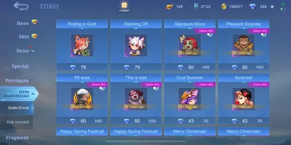 Panduan Lengkap Harga Item Mobile Legends: Cek Harga Skin MLBB, Hero ...